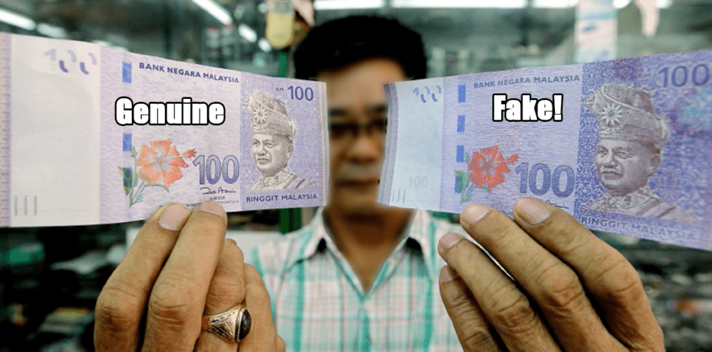 Cara Check Secara Manual Duit Betul Atau Duit Palsu