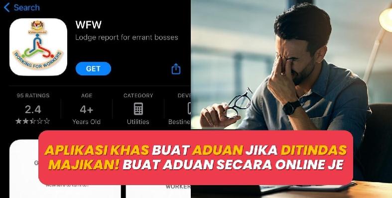 Aplikasi Khas Buat Aduan Jika Ditindas Majikan! Buat Aduan Secara Online Je