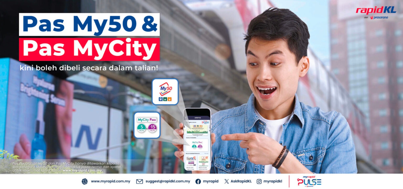 Kemudahan Pembelian Pas My50 dan Pas MyCity Secara Online Melalui ...