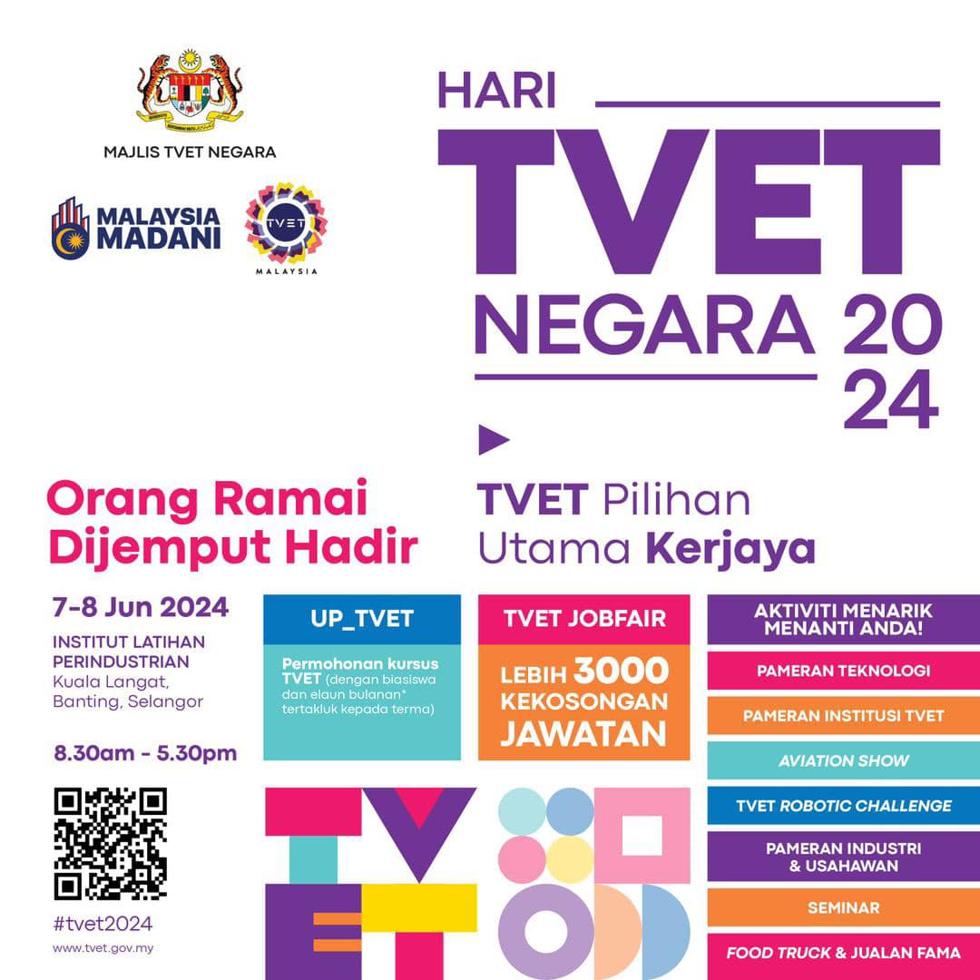 Hari TVET Negara 2024 - Senarai Program Dan Aktiviti