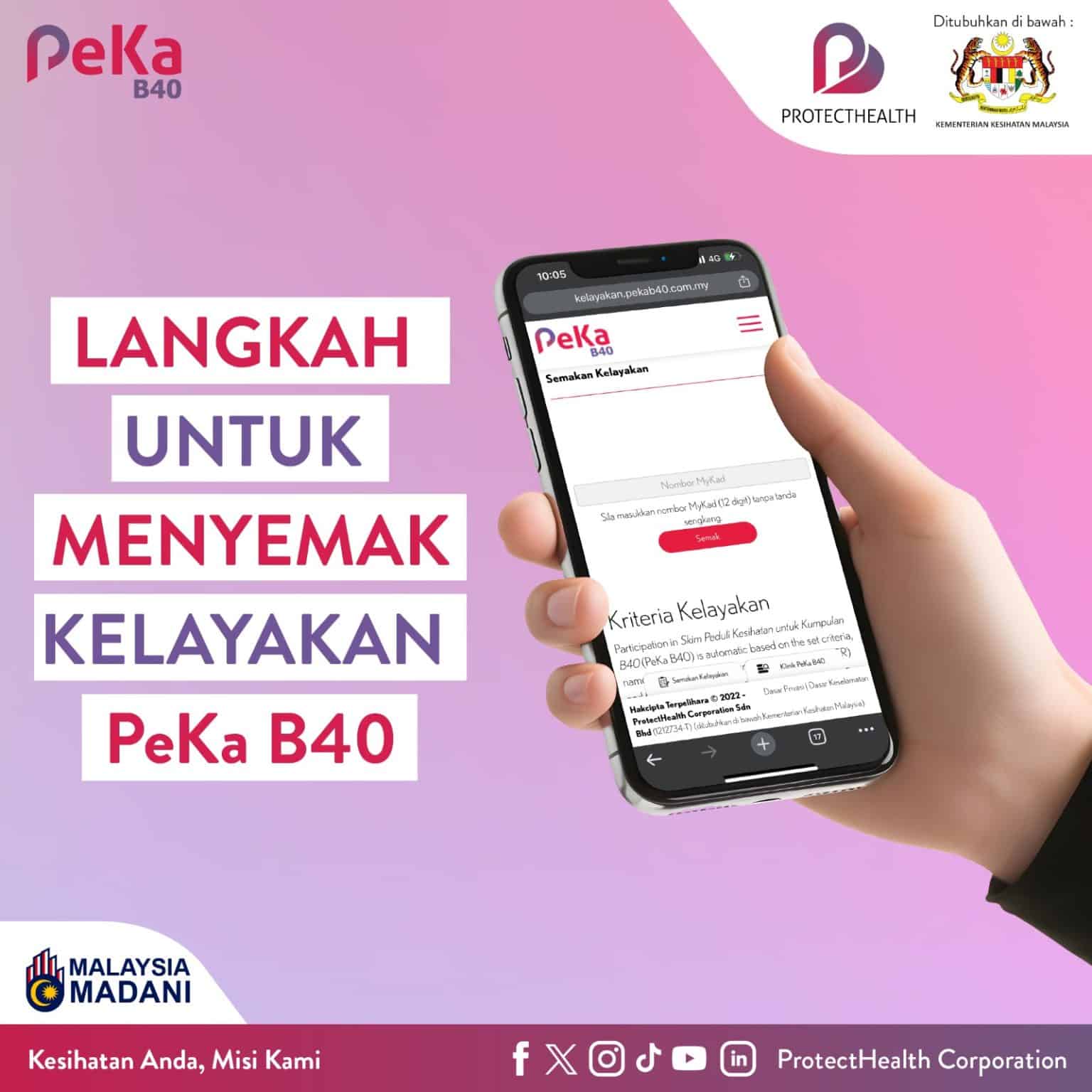 PeKa B40: Kelayakan PeKa B40 dan Cara Buat Semakan PeKa B40