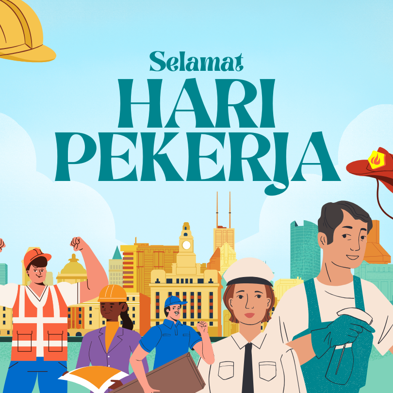 Poster Hari Pekerja Confirm Cun! Klik & Download Je Terus