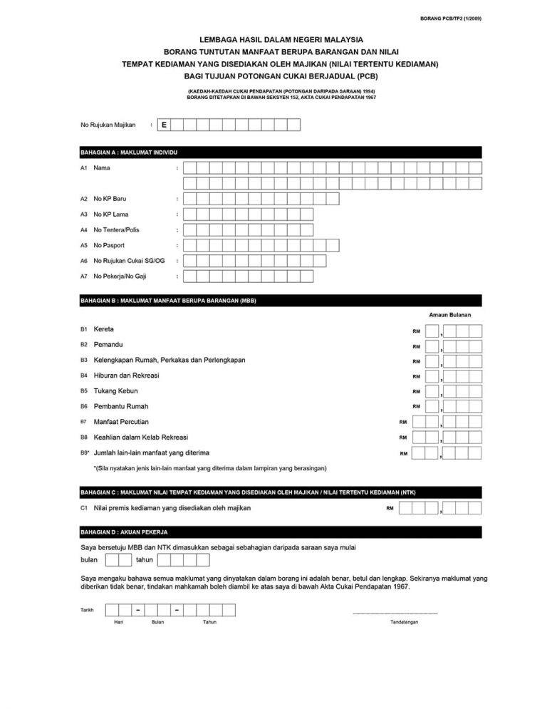 TP1, TP2, & TP3: Borang Cukai Penting untuk Pekerja & Majikan di Malaysia