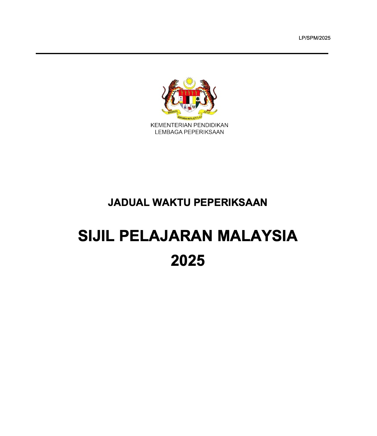Permohonan Pengawas Peperiksaan SPM 2025: Siapa Cepat, Dia Dapat!